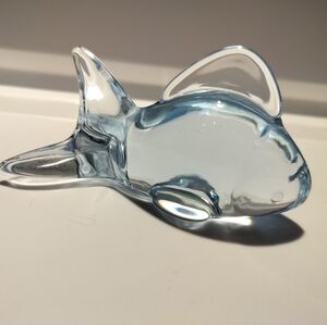 Oneida | Art | Vintage Oneida Glass Blue Koi Goldfish Figurine 24 Lead ...